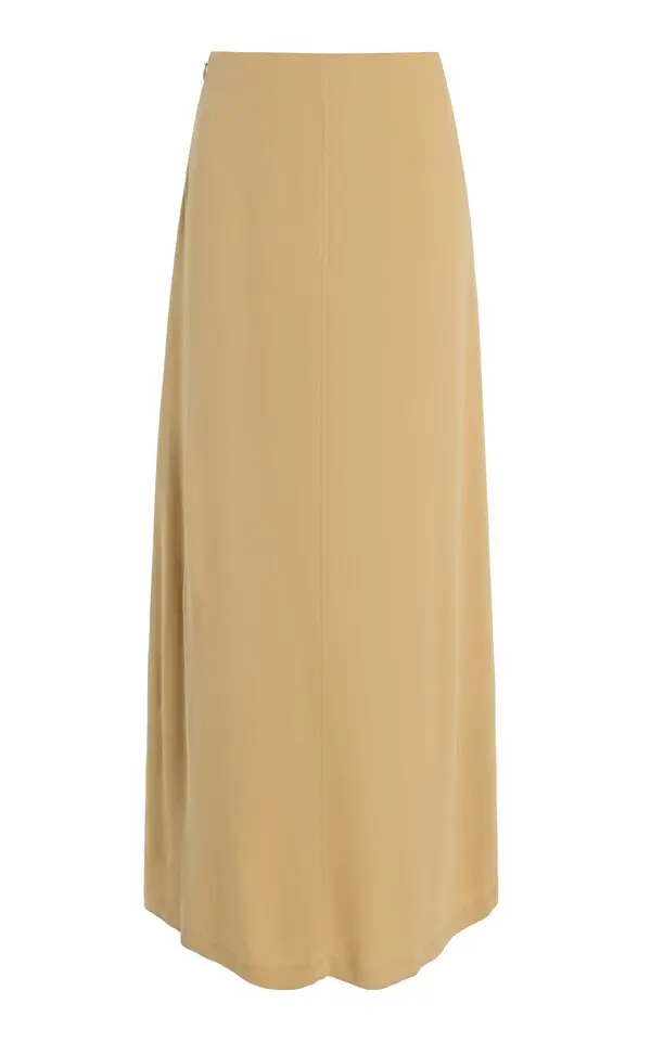 TOTEME Flared Jersey Midi Skirt - Neutral