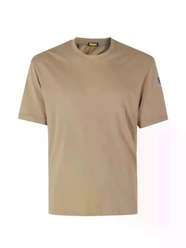 BLAUER. Logo-patch T-shirt