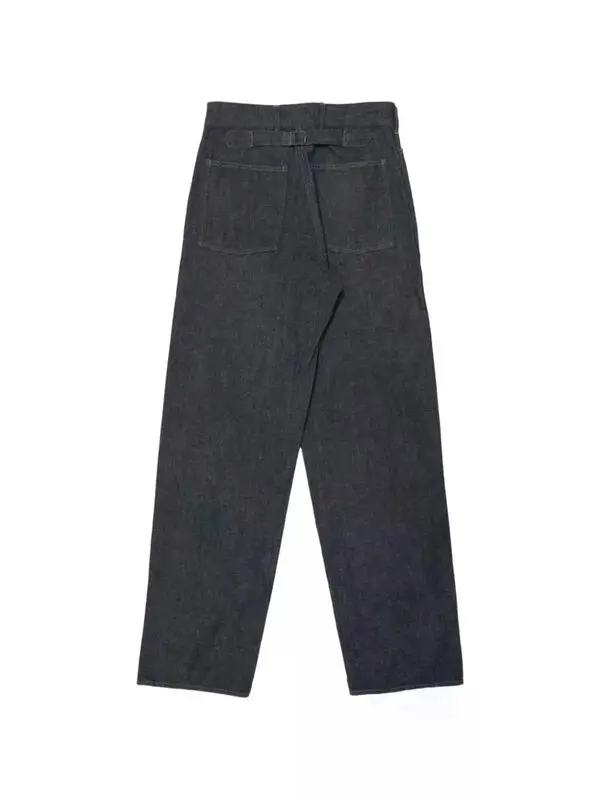 TAIGA TAKAHASHI Cinch-strap Patch-pocket Jeans