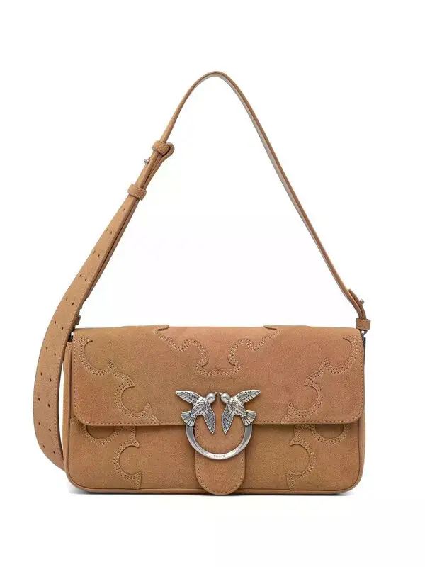 Pinko Medium Love Bag One Slouchy Shoulder Bag - Brown