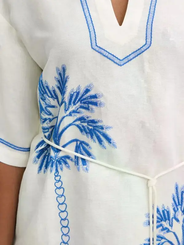 TWINSET Embroidered Mini Dress