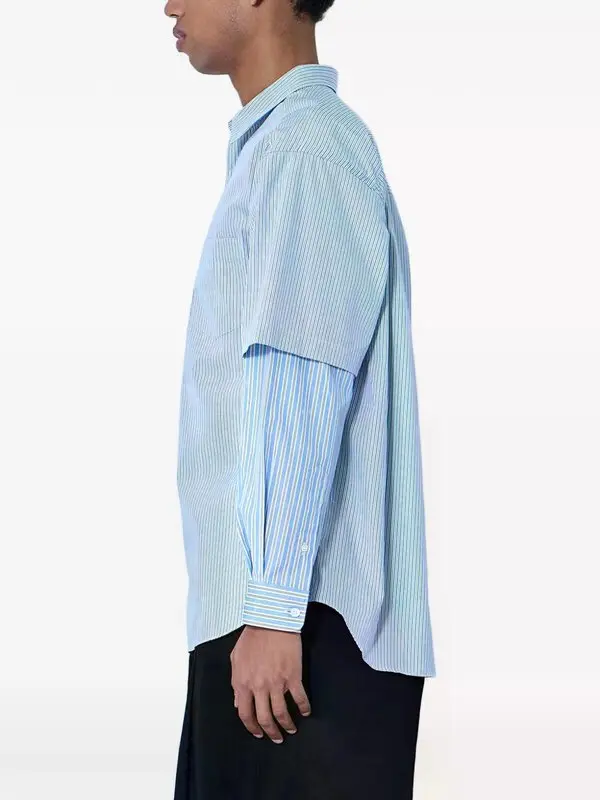 Comme Des Garçons Striped-pattern Shirt