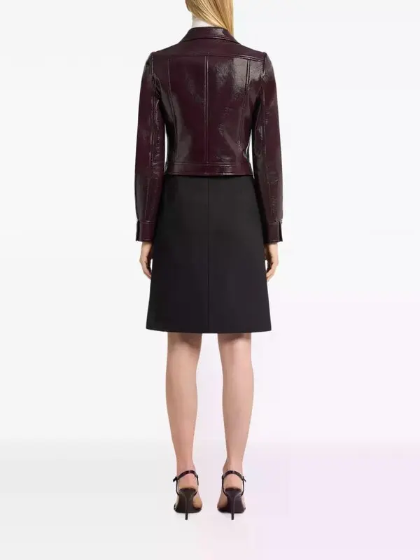 COURREGES Vinyl Reissue Jacket With Logo Patch - Red