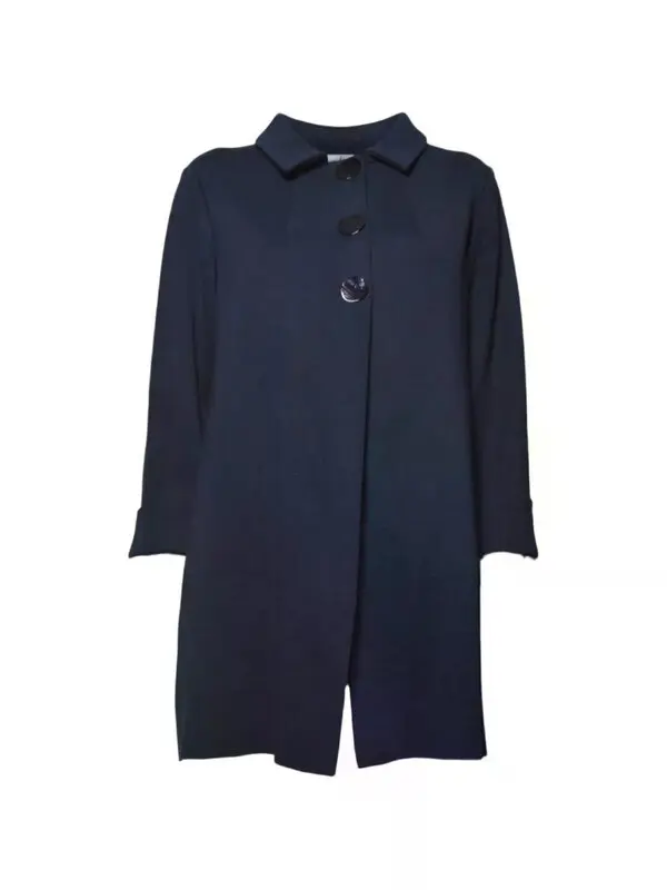 CHARLOTT Fine-knit Collared Jacket - Blue