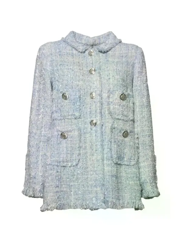 CHARLOTT Tweed Frayed-edge Jacket