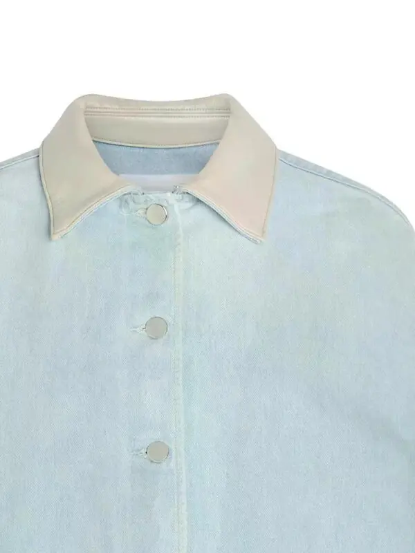 AGOLDE X Maria Mcmanus Oversized Button-down Cotton Denim Jacket