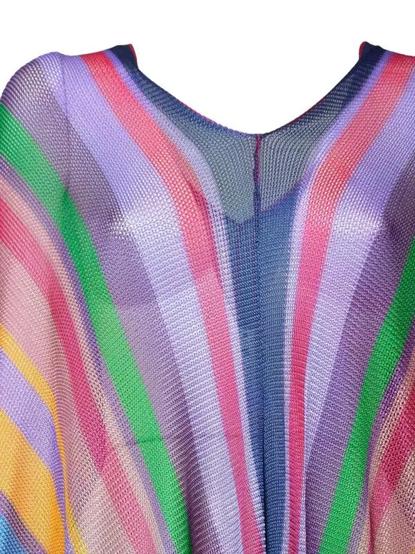 Etro Fringed Striped Knit Jacket