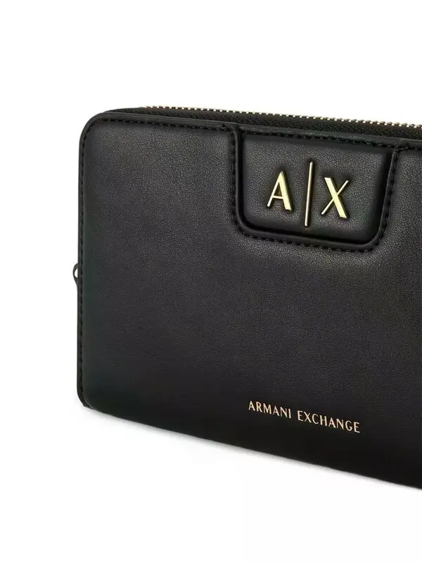 Armani Exchange Logo-plaque Zip-around Wallet