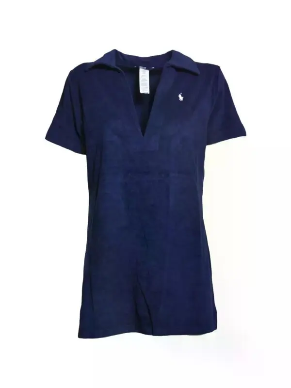 Polo Ralph Lauren Embroidered Mini Dress - Blue