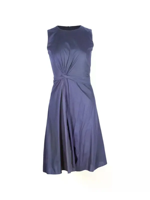BOSS Digiana Front Twist A-line Dress - Blue