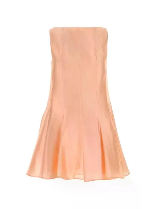 Khaite Mags Mini Dress - Neutrals