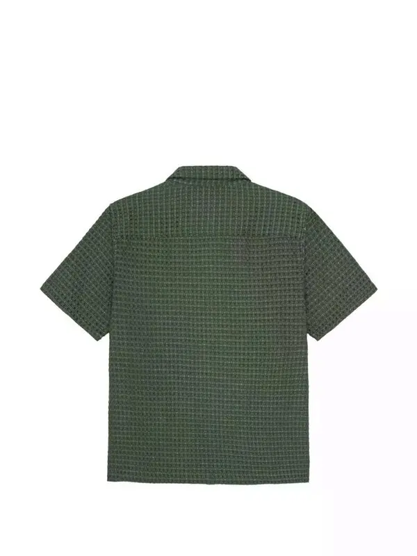 LES DEUX Seersucker Short-sleeve Shirt