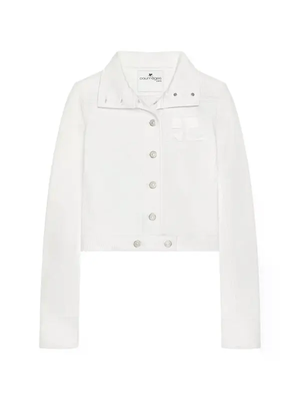 COURREGES Logo-patch Denim Jacket