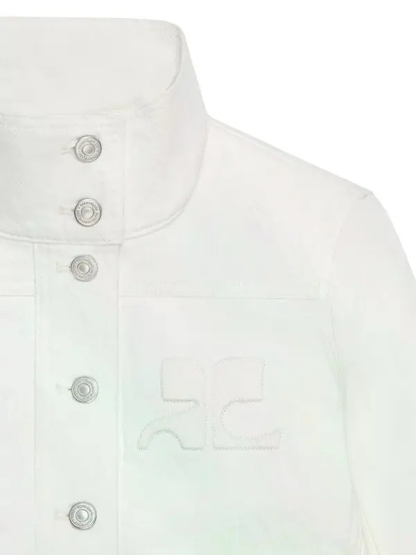 COURREGES Logo-patch Denim Jacket