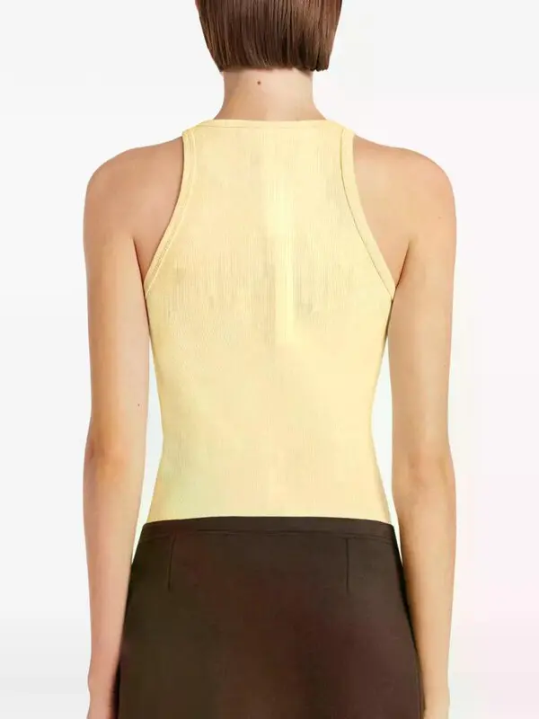 COURREGES Ribbed Tank Top