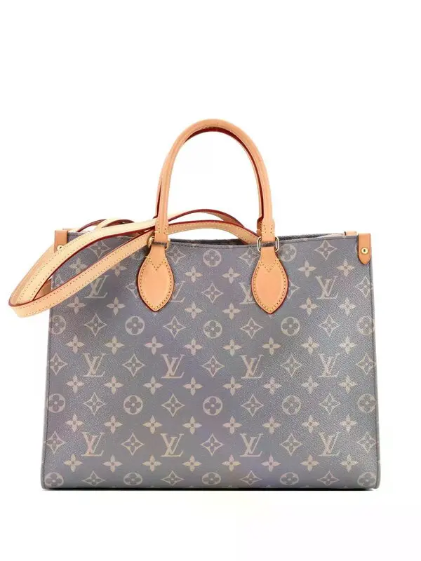 LOUIS VUITTON Monogram Canvas Onthego Trianon Mm Tote Bag - Grey