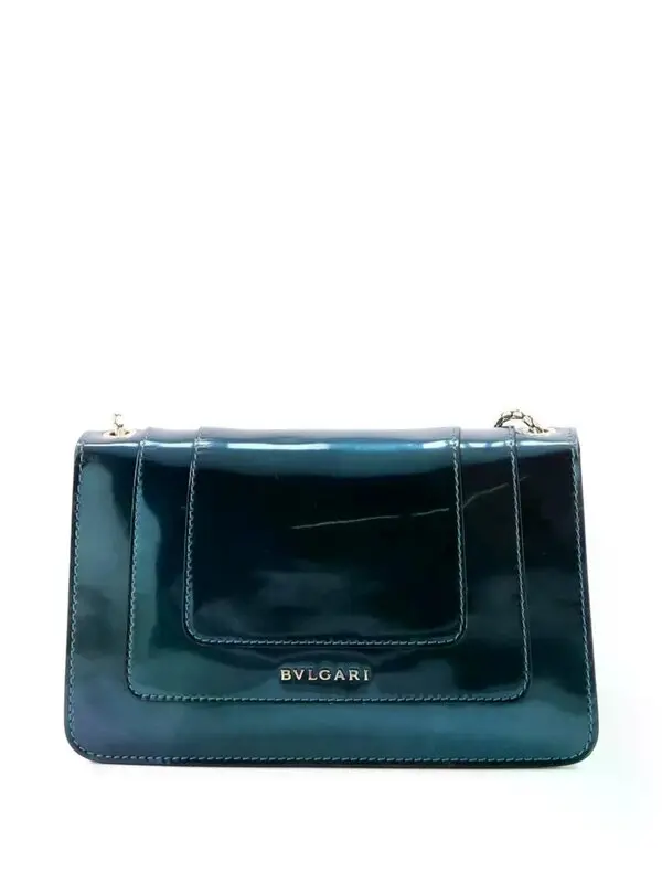 BVLGARI Serpenti Forever Patent Small Shoulder Bag
