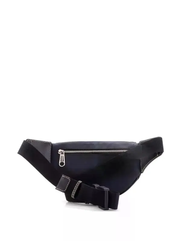 Burberry Cason House Check Canvas And Leather Mini Belt Bag