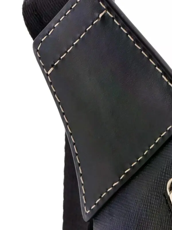 Burberry Cason House Check Canvas And Leather Mini Belt Bag