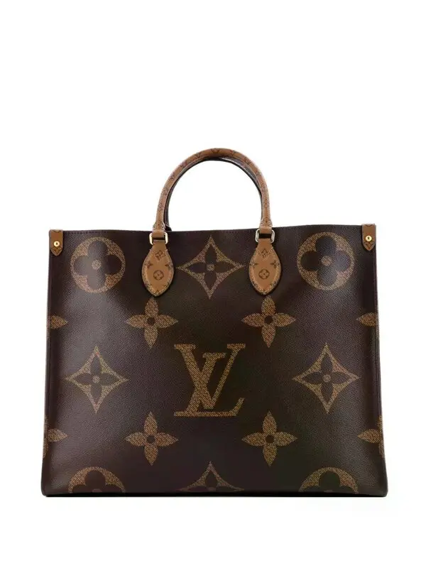 LOUIS VUITTON Onthego Gm Tote Bag - Brown
