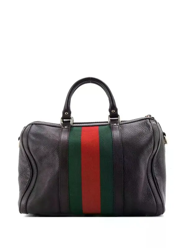 Gucci Vintage Web Boston Bag