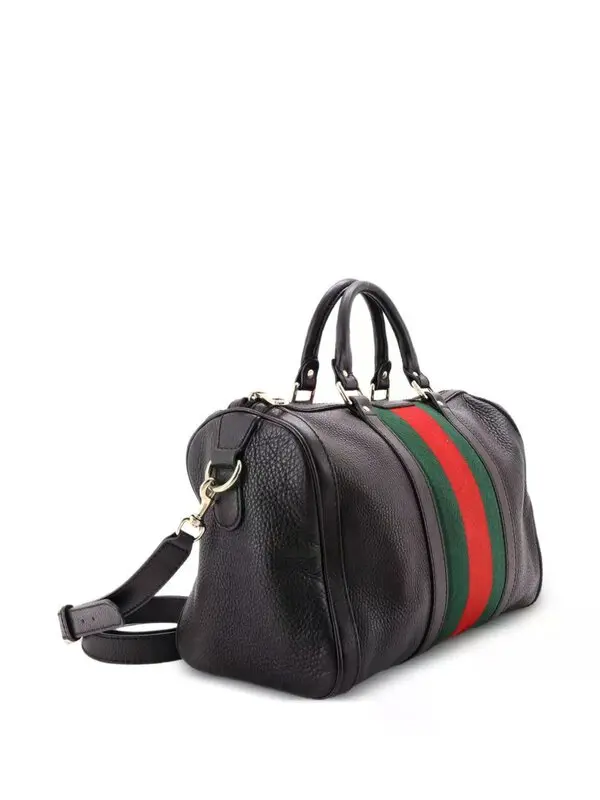 Gucci Vintage Web Boston Bag