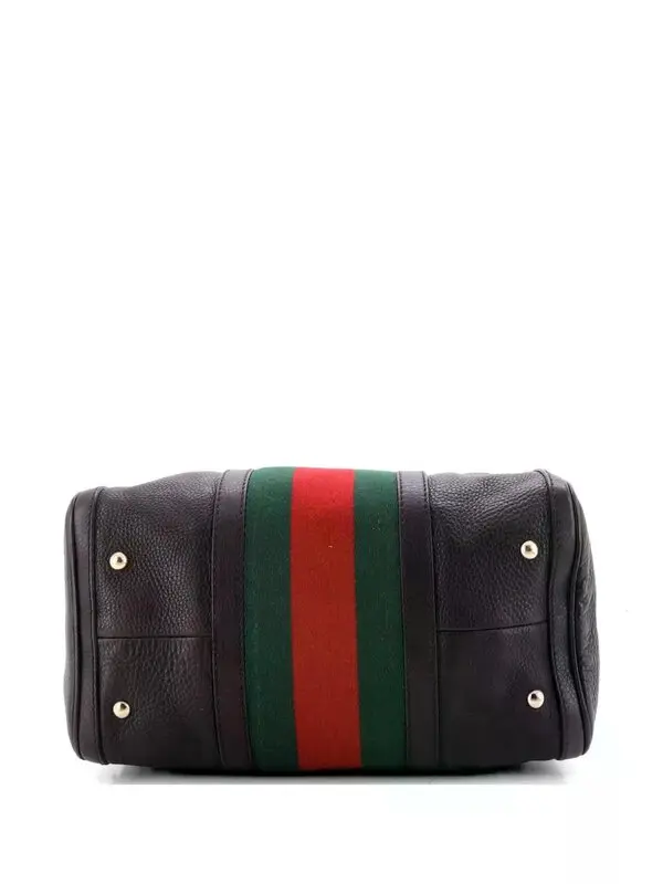 Gucci Vintage Web Boston Bag