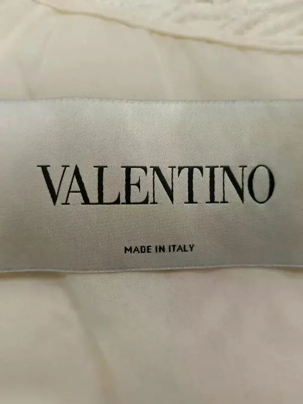 Valentino Garavani White Lace Sleeveless Mini Dress