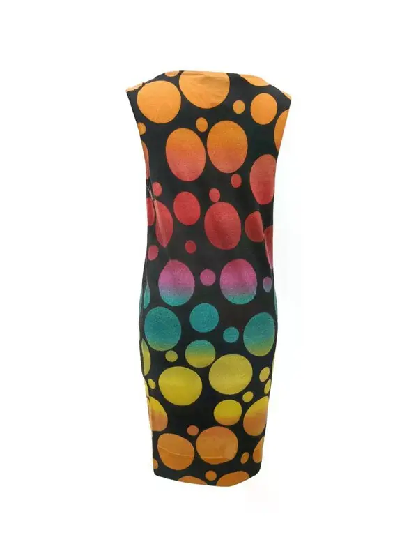 Diane Von Furstenberg Polka Dot Print Wool Dress