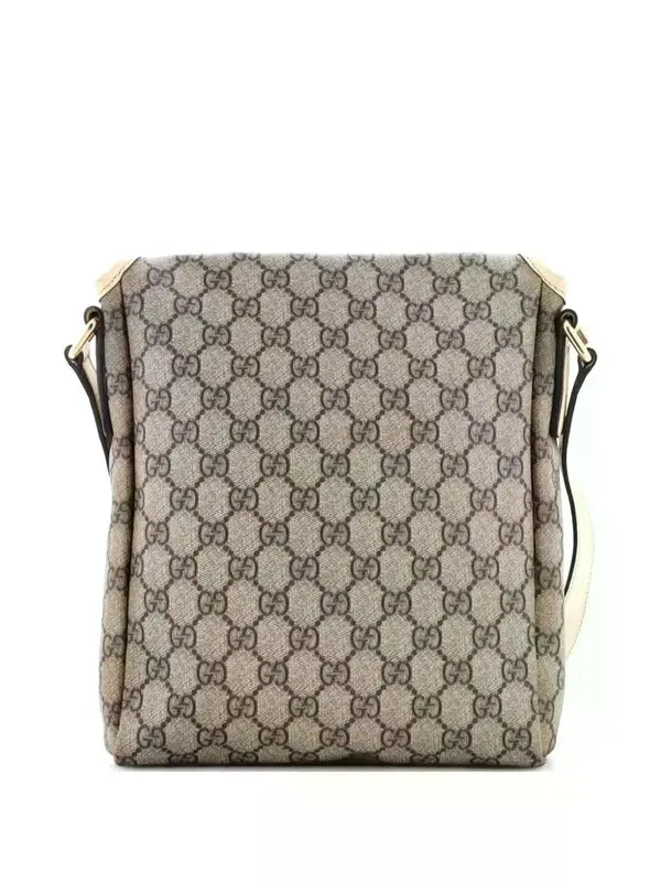 Gucci Gg Coated Canvas Small Messenger Bag - Brown