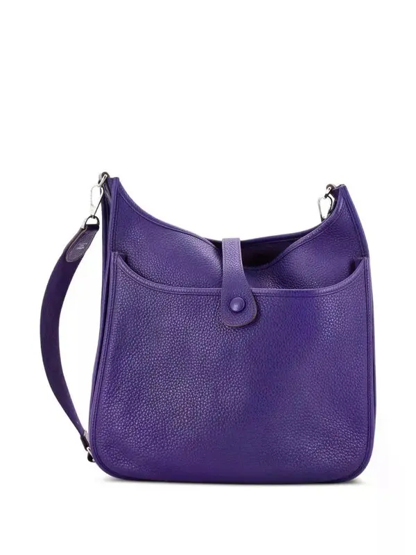 Hermès Evelyne Bag Gen Iii Clemence Gm Bag - Purple