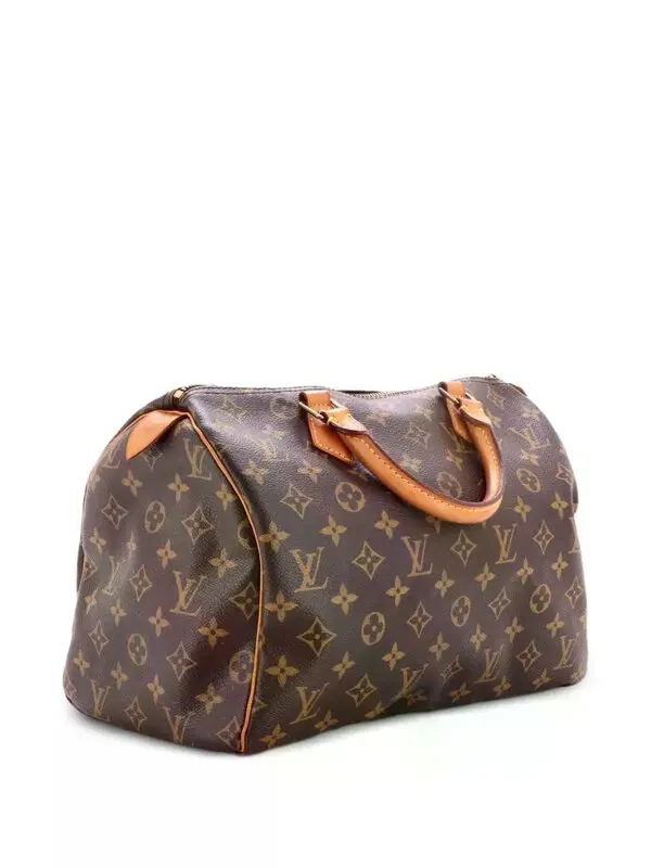 LOUIS VUITTON Speedy 30 Satchel Handbag In Monogram Canvas