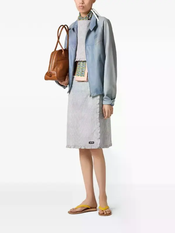 Miu Miu Nappa Leather Jacket