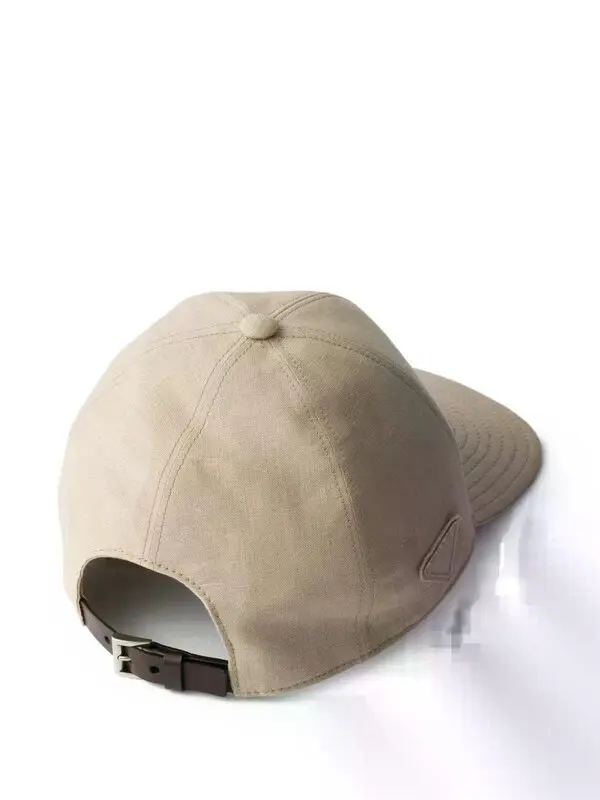 Prada Linen Baseball Cap