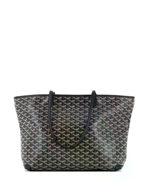 Goyard Artois Tote Coated Canvas Mm Shoulder Bag - Black