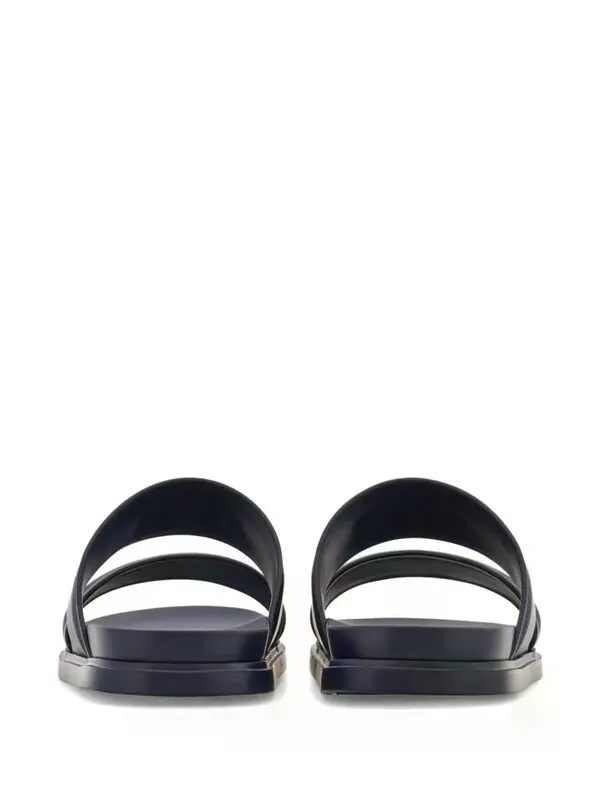 FERRAGAMO Gancini Double Strap Sandals