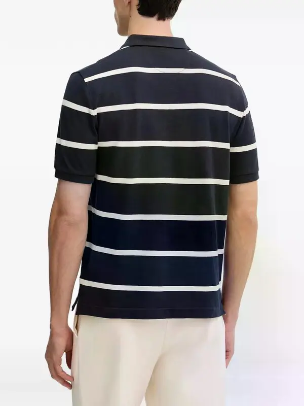 Gant Striped Short-sleeve Polo Shirt