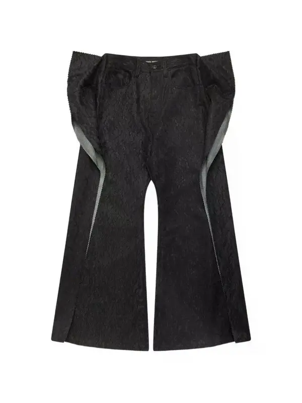 Junya Watanabe Deconstructed Floral-lace Jeans