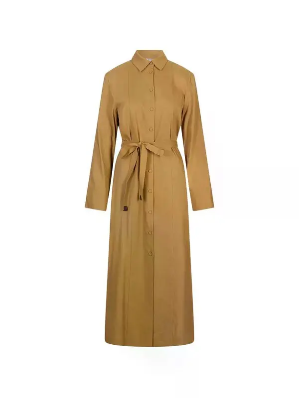 Max Mara Mustard Yellow Maxi Dress - Neutrals