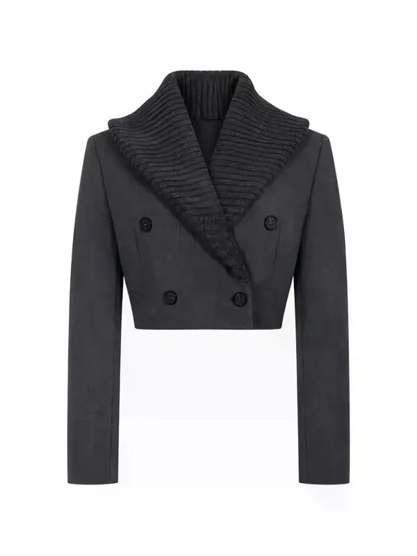 DIESEL® G-olden Cropped Blazer - Grey