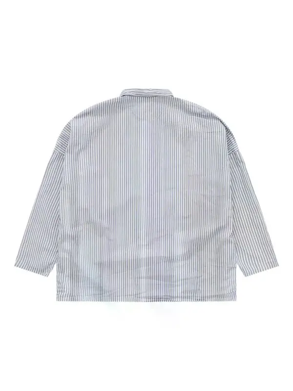 BERGFABEL Striped Long Sleeve Shirt - White