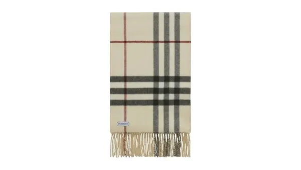 Burberry Mu Ekd To Gc Scarf - Stone
