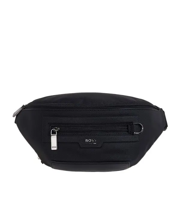 Hugo Boss Zip Belt Bag - Black