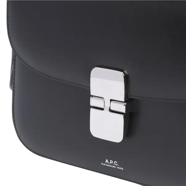 A.p.c. Logo Printed Foldover Crossbody Bag