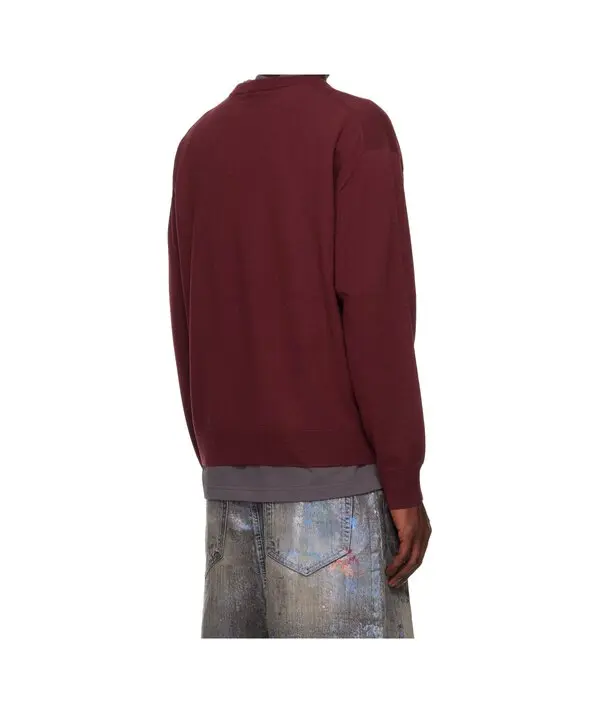 We11Done Logo Knit Pullover Sweater