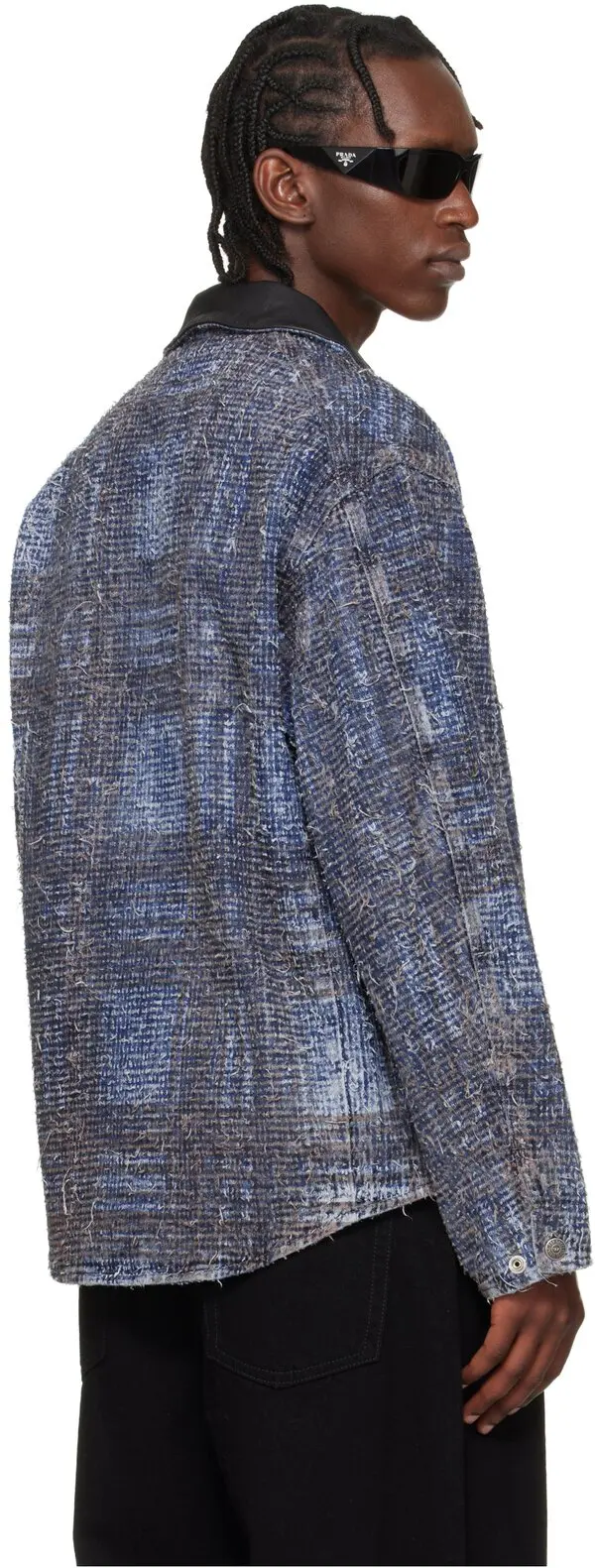 DIESEL® Graphic Bouclé Denim Jacket