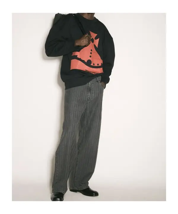 VIVIENNE WESTWOOD Graphic Print Crewneck Sweatshirt