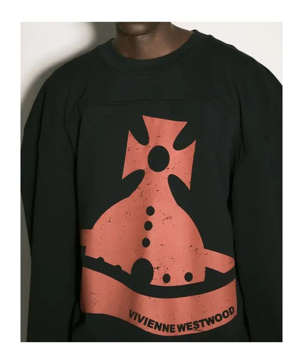 VIVIENNE WESTWOOD Graphic Print Crewneck Sweatshirt