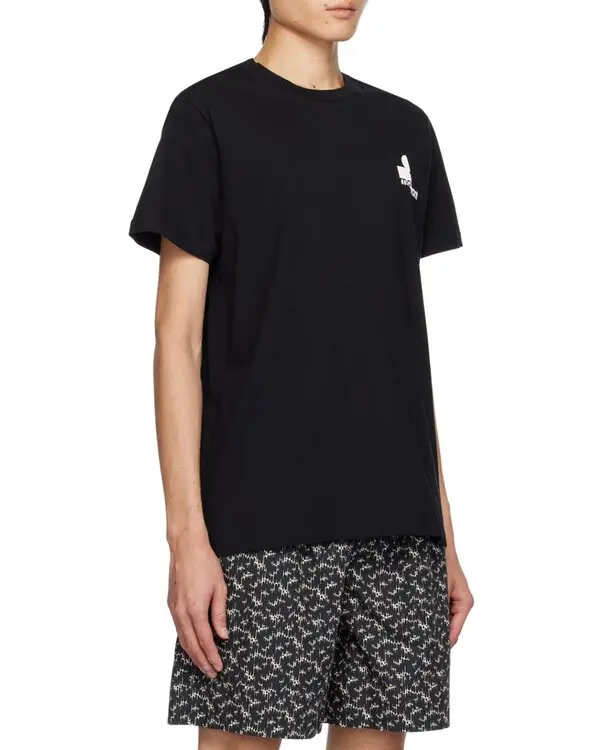Isabel Marant Étoile Logo Printed Crewneck T-shirt