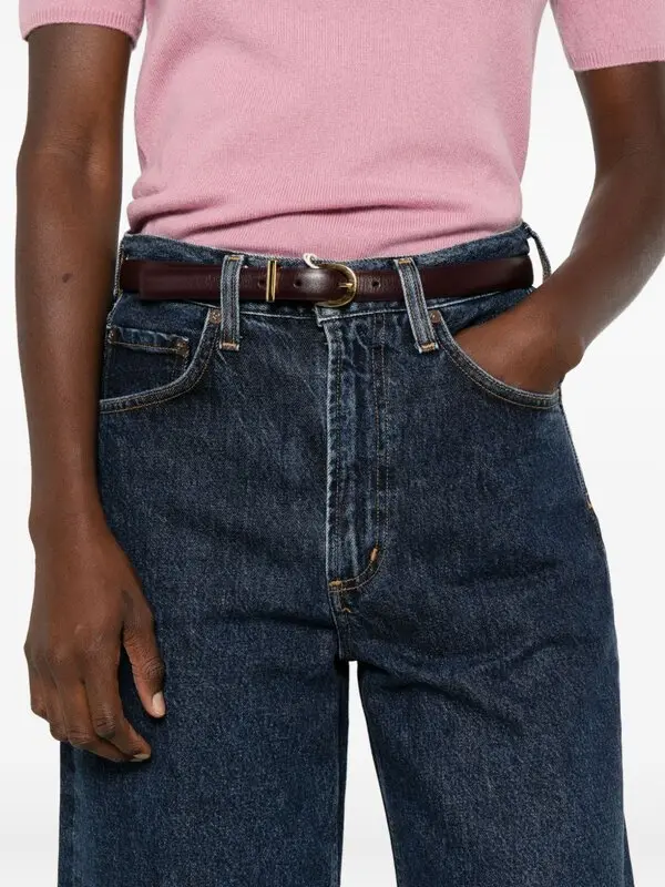 AGOLDE Denim Trousers With Belt Loops